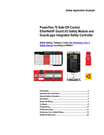 Rockwell GuardLogix, PowerFlex 70 Safety Application Manual | Manualzz