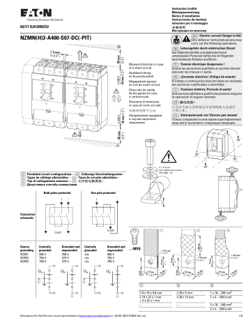Eaton NZMN3-A400-S07-DC Instruction Leaflet | Manualzz
