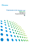 Chroma 63802, 63803, 63804 Operation & Programming Manual | Manualzz