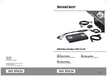Silvercrest SVG 2.0 A2 User Manual And Service Information | Manualzz