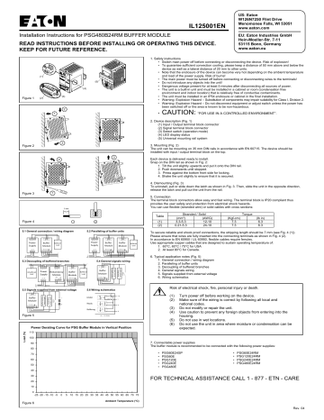 Eaton PSG480B24RM Installation Instructions | Manualzz