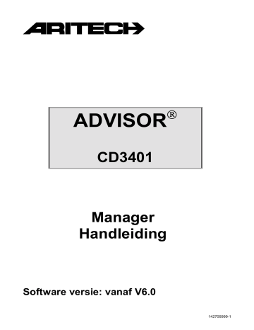 Aritech CD3401 de handleiding | Manualzz