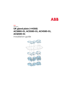 ABB ACH580-01 Series - Installation manual, Manual de usuario ...