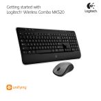 Logitech MK520, K520, Combo MK520 Owner's manual | Manualzz