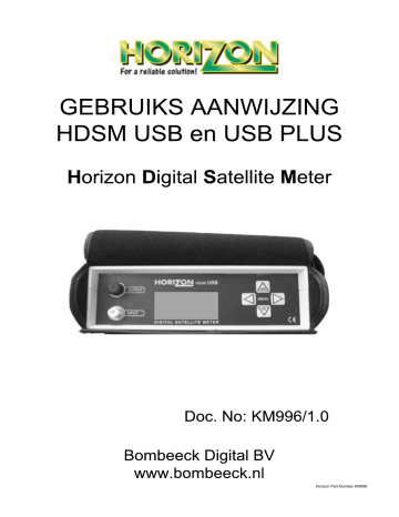 Horizon Digitale satelliet meter 3 de handleiding | Manualzz