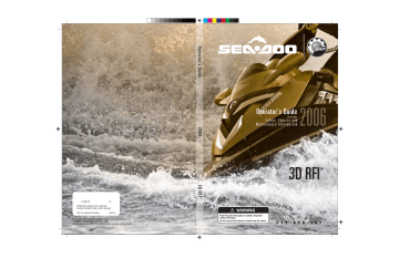 Sea-doo 2006 3D RFI Operator's Guide | Manualzz