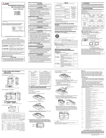 Mitsubishi Electric GOT2000/GOT1000 Series Bus User Manual | Manualzz