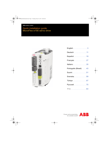 Mekaaninen asennus. ABB MicroFlex e190 | Manualzz