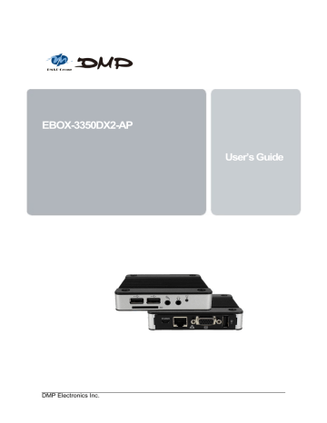 DMP Electronics EBOX-3350DX2-AP User Manual | Manualzz