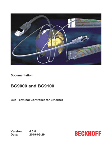 Beckhoff BC9000, BC9100 Documentation | Manualzz