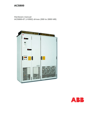 ABB ACS 800 Series Hardware Manual | Manualzz