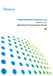 Chroma 6310A Series Electronic Load User Manual | AI Chat & PDF ...