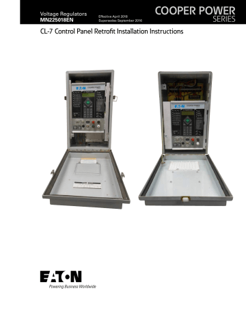 Eaton CL-7, COOPER POWER SERIES Installation Instructions Manual | Manualzz