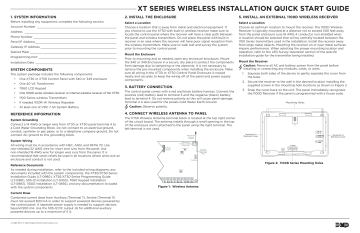 DMP Electronics XT Series Quick Start Guide | Manualzz