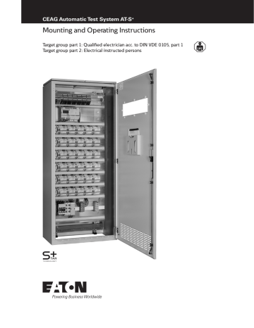 Eaton CEAG AT-S+ C4 Mounting And Operating Instructions | Manualzz