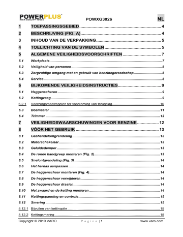 Powerplus POWXG3026 de handleiding | Manualzz
