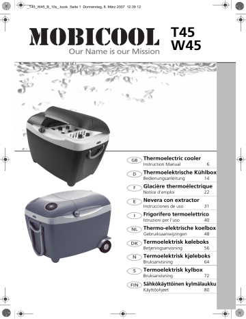 Dometic Mobicool W45 Instruction manual | Manualzz