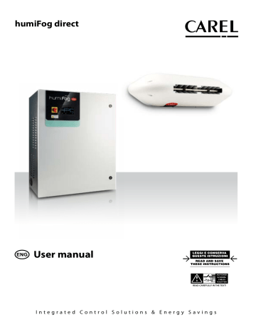 Carel humiFog direct UA090DU201 User Manual | Manualzz