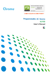 Chroma 61511/61512 Manual | AI Support & PDF | Manualzz
