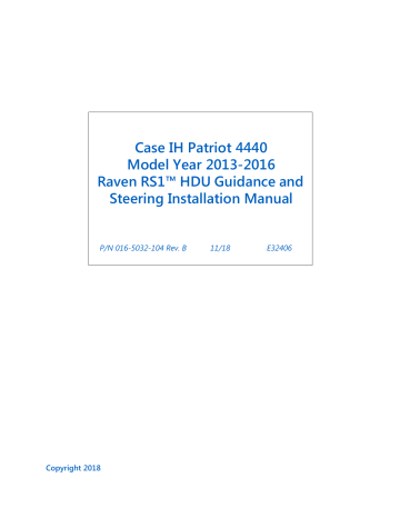 Raven RS1 Installation Manual | Manualzz