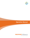 MEDRAD MRXperion MR Injection System Operation Manual | Manualzz