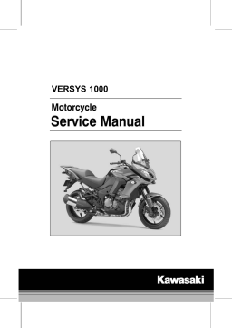 Kawasaki VERSYS 1000 - Service manual, User manual, Operating manual