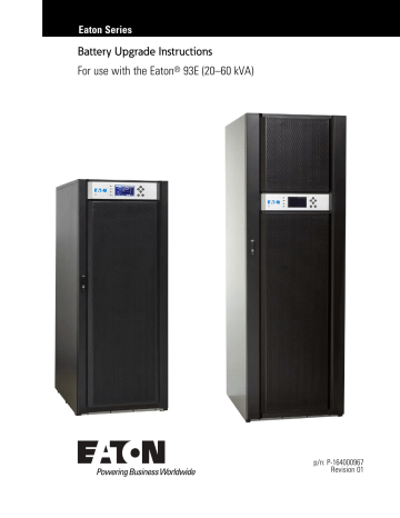 Eaton 93E Instructions for use | Manualzz