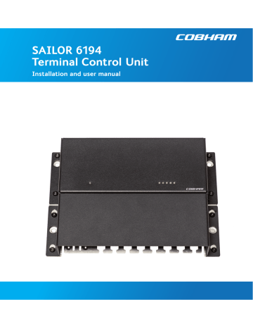 COBHAM SAILOR 6194 Installation And User Manual | Manualzz