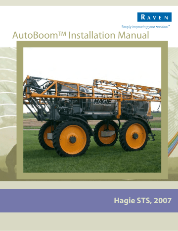 Raven AutoBoom Installation Manual | Manualzz