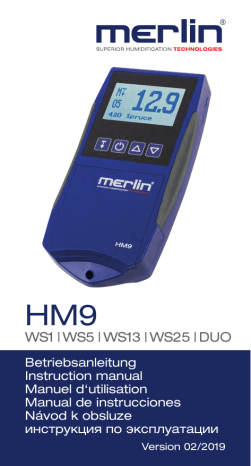Merlin HM9 WS5, HM9 WS25, HM9 DUO, HM9 WS13, HM9 Serie, WS1, HM9 WS1, HM9 Series, WS5, DUO 25 ...