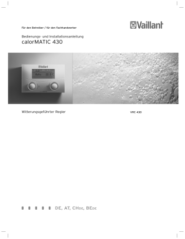 Vaillant Calormatic Bedienungsanleitung