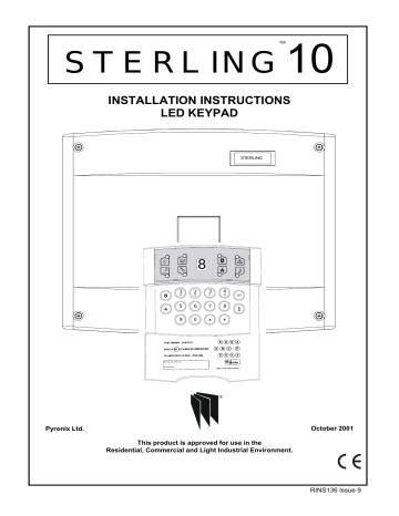 Pyronix STERLING 10 Installation Instructions Manual | Manualzz