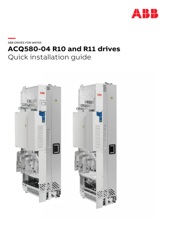 ABB ACQ580-04, ACQ580-725A-4 Quick Installation Manual | Manualzz
