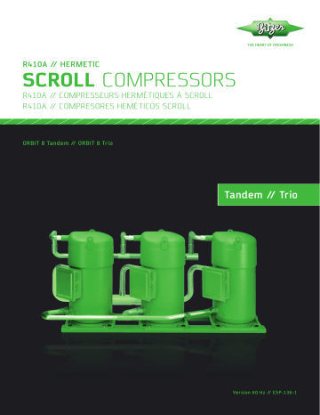 BITZER ORBIT 8 TANDEM Manuel du propriétaire | Manualzz