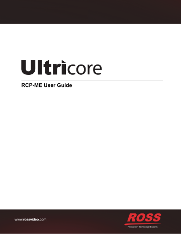 Ross Ultricore RCP-ME User Manual | Manualzz