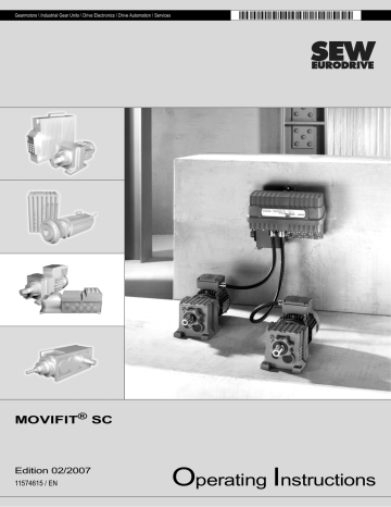 SEW MOVIFIT SC series Operating Instructions Manual | Manualzz
