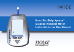 Nova Biomedical StatStrip Glucose Meter Point of Care Manual | Manualzz