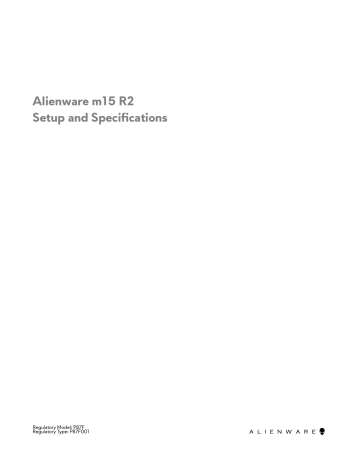 Alienware P87F m15 R2 Specification | Manualzz