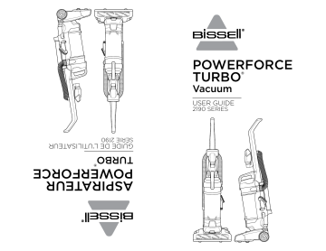 Bissell 2190 Series PowerForce Turbo Vacuum User Guide | Manualzz