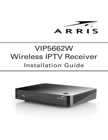 Arris Wireless IPTV Receiver Installation Guide | Manualzz