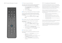 Xfinity XR15 Voice Remote Control Manual - Download PDF | Manualzz
