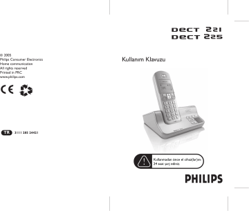 Philips DECT225 El kitabı | Manualzz