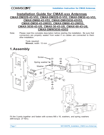 CommScope CMAX Series Installation Manual | Manualzz