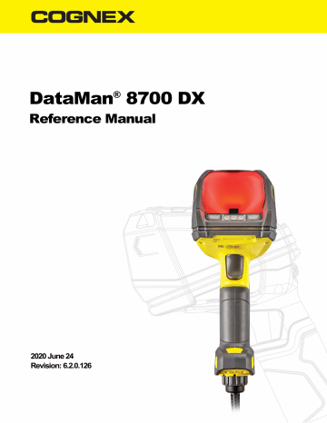 Cognex DataMan 8700 DX Reference Manual | Manualzz