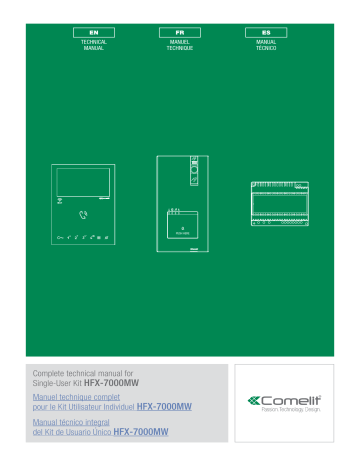 Comelit HFX-7000MW Technical Manual | Manualzz