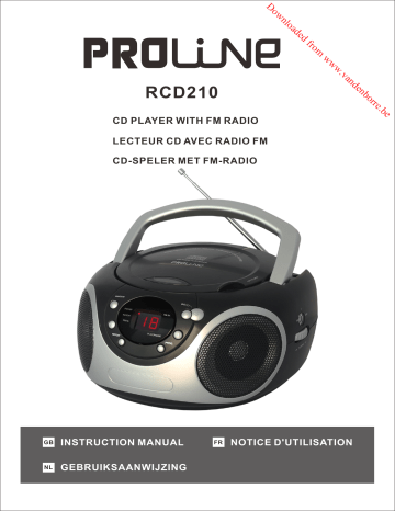 Proline RCD210 Instruction Manual | Manualzz