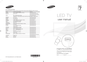 Samsung UE55D7000LS Owner's Manual | Manualzz