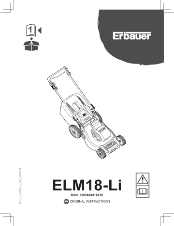 Erbauer ELM18-Li Original Instructions Manual | Manualzz