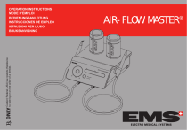 EMS AIR-FLOW MASTER Bedienungsanleitung | Manualzz