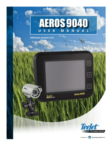Smithco TeeJet® Aeros 9040 User Manual | Manualzz